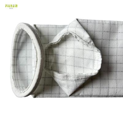 China Bolsa de filtro de poliéster Nomex PPS PTFE P84 utilizada en la industria Sistema de recolección de polvo en venta