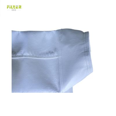 China Luftfilter 550GSM Polyester Öl und Wasser abwehrende Filterhüllen für Zementanlagen zu verkaufen