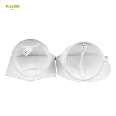 China Hot-Melt Bottom Liquid Filter Bag with Plastic Ring  Easy Installation for sale