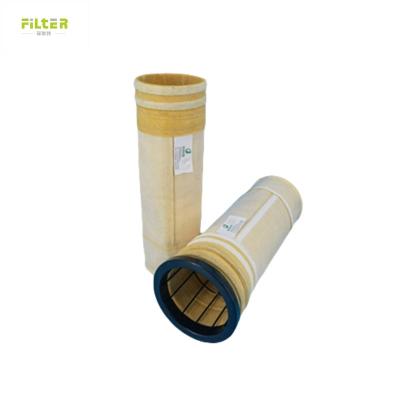 China Air Filter Usage Nomex Polyester PPS PTFE Fiberglass Filter Bag for Asphalt Mixing Plant for sale