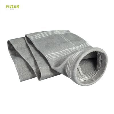 China PTFE Dipping Treatment Fiberglass Filter Bag for High Temperature Filtration in Non-ferrous Melting for sale