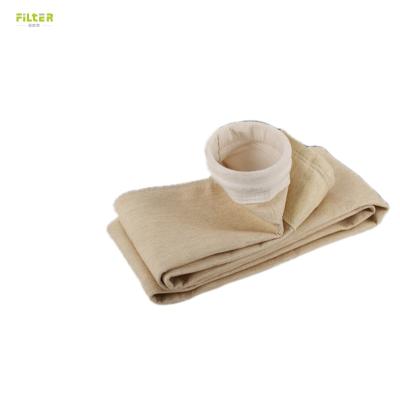 China Heat resistant Polyester P84 PTFE Filter Bags for Asphalt Plants for sale