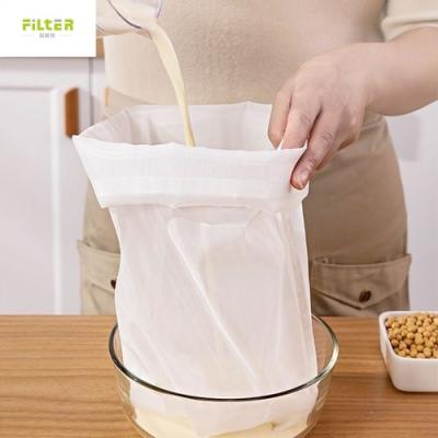 China Reusable Fine Mesh Soymilk Filter Bag Food Grade for sale