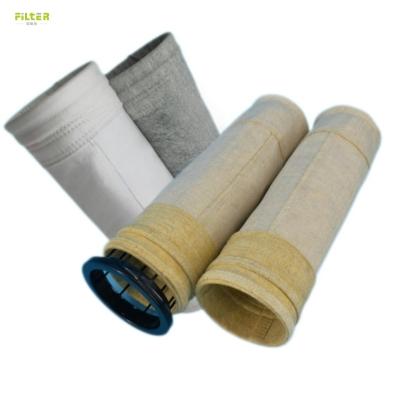 China Aramid Nomex with PTFE membrane high temp dust filter bag for waste incinerator for sale