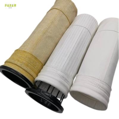 China PPS, fiberglass, aramid filter sleeves for boiler, cement plant, incinerator flue gas dust removal. for sale
