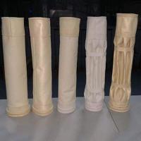 China Cement Filter Bag Needled Felt High Temperature Fibreglass Filter Bag for sale