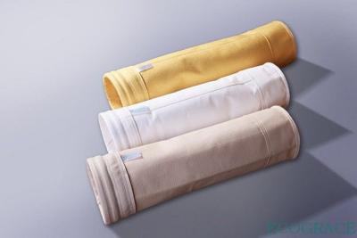 Cina Sacchetto filtro tessuto non su ordinazione di Nomex 450GSM~550GSM per la pianta di Asphlt in vendita