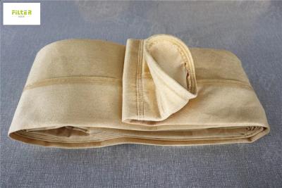 China Bolso de filtro de alta temperatura de 550GSM Aramid Nomex para el filtro del polvo en venta