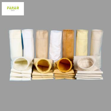 China Bolso de filtro de alta temperatura de 550GSM Aramid Nomex para el filtro del polvo en venta