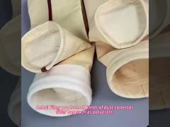 High Temperature Fiberglass Filter Bag with PTFE Membrane for Carbon Black Production