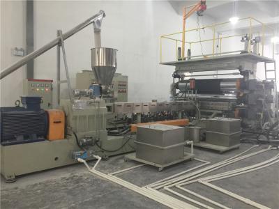 China Twin screw sheet extruder for sale