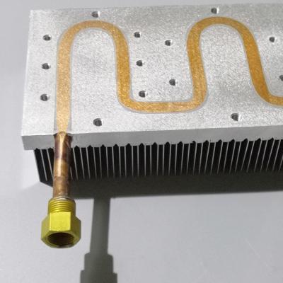 中国 水冷のためのEnbededの銅管の電子脱熱器IGBT 販売のため