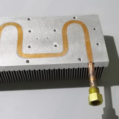 中国 水冷のためのEnbededの銅管の電子脱熱器IGBT 販売のため