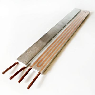 China 40x480x12mm Radiator Heat Sink Cold Plate With Embedded Cooper Tubes for sale
