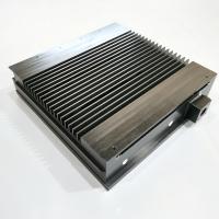 China Custom CNC Milled Aluminum Heat Sink Enclosure AL 6063 T5 Black Anodized for Welding Machine for sale
