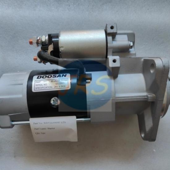 Quality Doosan DX140 DX200 DX225 DL200W Excavator Original Starter Parts 300516-00041B Starter for sale