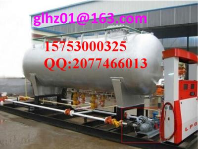 China Q345R Materials White 5-50CBM LPG skid station LPG storage tank for sale