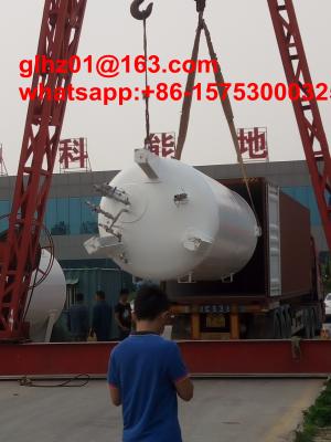 China 40FT Container Load 16MnDR 10M3 Vertical Vacuum LCO2 Storage Tank for sale