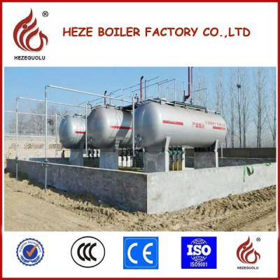 China Gas Station Used 10M3 Horizontal LPG Tank Made in HEZE BOILER FACTORY for sale