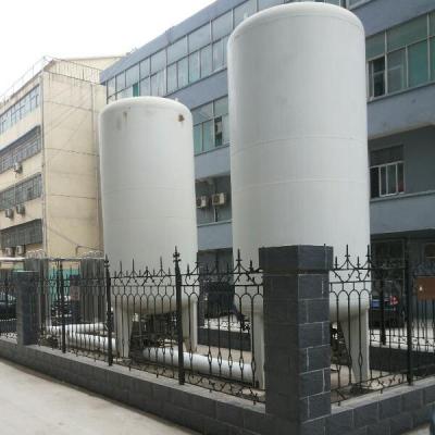 China vertical liquid CO2 tank, 22bar pressure cryogenic CO2 tank with 30m3 capacity for sale