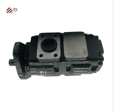 China Tunneling Civil Construction JCB 919/71500 Duplex Gear Pump for 3CX 4CX Transmission Pump for sale