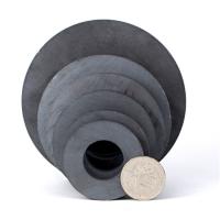 China Professional Good Permanent Round Magnet Ferrite Disc for Bending Processing Service for sale
