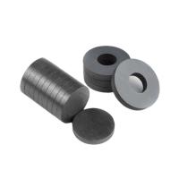 China Acceptable Customized Excellent Disc Arc Ring Block Ceramic Black Y35 Ferrite Magnets for sale