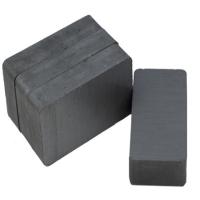 China Acceptable Customized Excellent Disc Arc Ring Block Ceramic Black Y35 Ferrite Magnets for sale