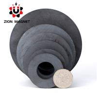 China Permanent Ferrite Ring Magnet with Customized Magnetism Direction for sale