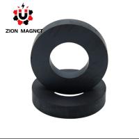 China Permanent Ferrite Ring Magnet with Customized Magnetism Direction for sale