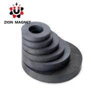 China Permanent Ferrite Ring Magnet with Customized Magnetism Direction for sale