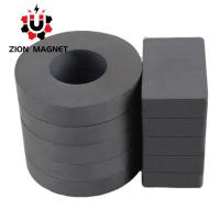 China Permanent Ferrite Ring Magnet with Customized Magnetism Direction for sale