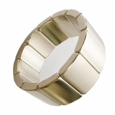 China Permanent Neodymium Arc Magnet for Customized Brushless DC Motor Stator Performance for sale