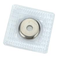 China Through Thickness Magnetization Sew-In Magnet Button with Punching Customized Service for sale