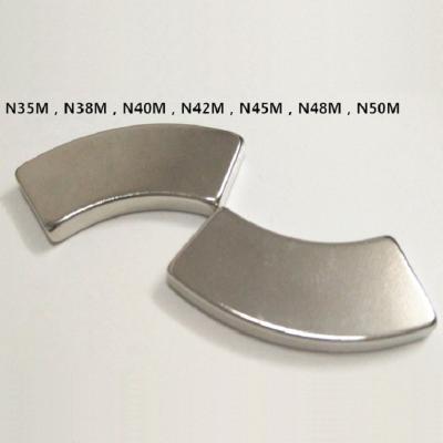 China Neodymium Arc Magnet for BLDC Motor Rotor /-0.05mm Tolerance Professional Customization for sale
