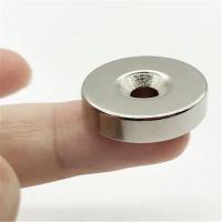 China High Pulling Force Countersunk Neodymium Disc Magnets N52 with Composite NdFeB Material for sale