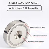 China High Pulling Force Countersunk Neodymium Disc Magnets N52 with Composite NdFeB Material for sale