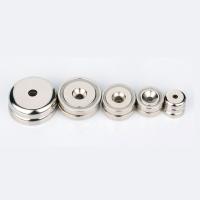 China High Pulling Force Countersunk Neodymium Disc Magnets N52 with Composite NdFeB Material for sale