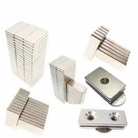 China Silver Coating Super Strong Magnetic Blocks for Permanent Construction Solutions for sale