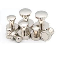 China Sample Neodymium Magnet Magnetic Button Iron with Tolerance ±1% for sale