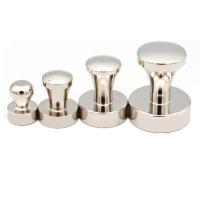 China Sample Neodymium Magnet Magnetic Button Iron with Tolerance ±1% for sale