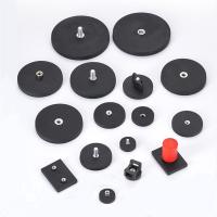 China External Thread Rubber Coated Magnet for Mounting High Temperature LED Light Spotlights for sale