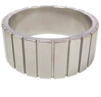 China NdFeB Magnet Composite Arc Segment for High Tolerance Permanent Curved Halbach Magnet for sale