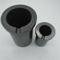 China Customizable Bottom Diameter Carbon Graphite Crucibles for Foundry in Square Shape for sale