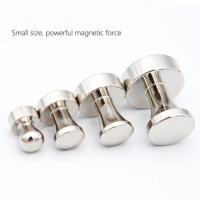 China NdFeB Round Magnet Button Pins Strong and Versatile for Permanent Magnetic Attachment for sale