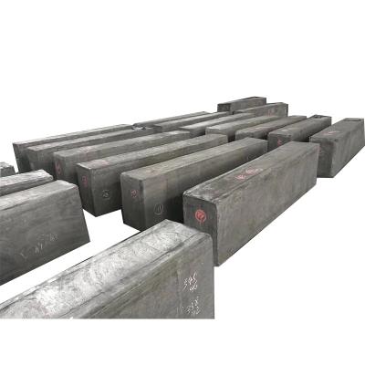 China Customized Acid Resistant Graphite Carbon Bricks for Square Shaped Electrode Blocks for sale