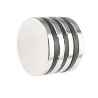 China Round NdFeB Magnet Super Strong Magnet Disc Magnet For Magnetron Sample Composite for sale