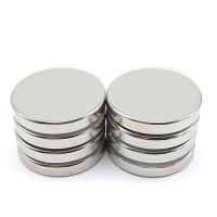 China Gold Coating NdFeB Magnet Round Base Stainless Steel for Customer Needs for sale