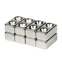 China Square Hole Strong Magnetic Countersunk Block Magnet for Permanent Decoiling Processing for sale