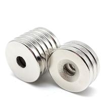 China NdFeB Magnet Block Countersunk Magnet with Through Thickness Magnetization Directly for sale